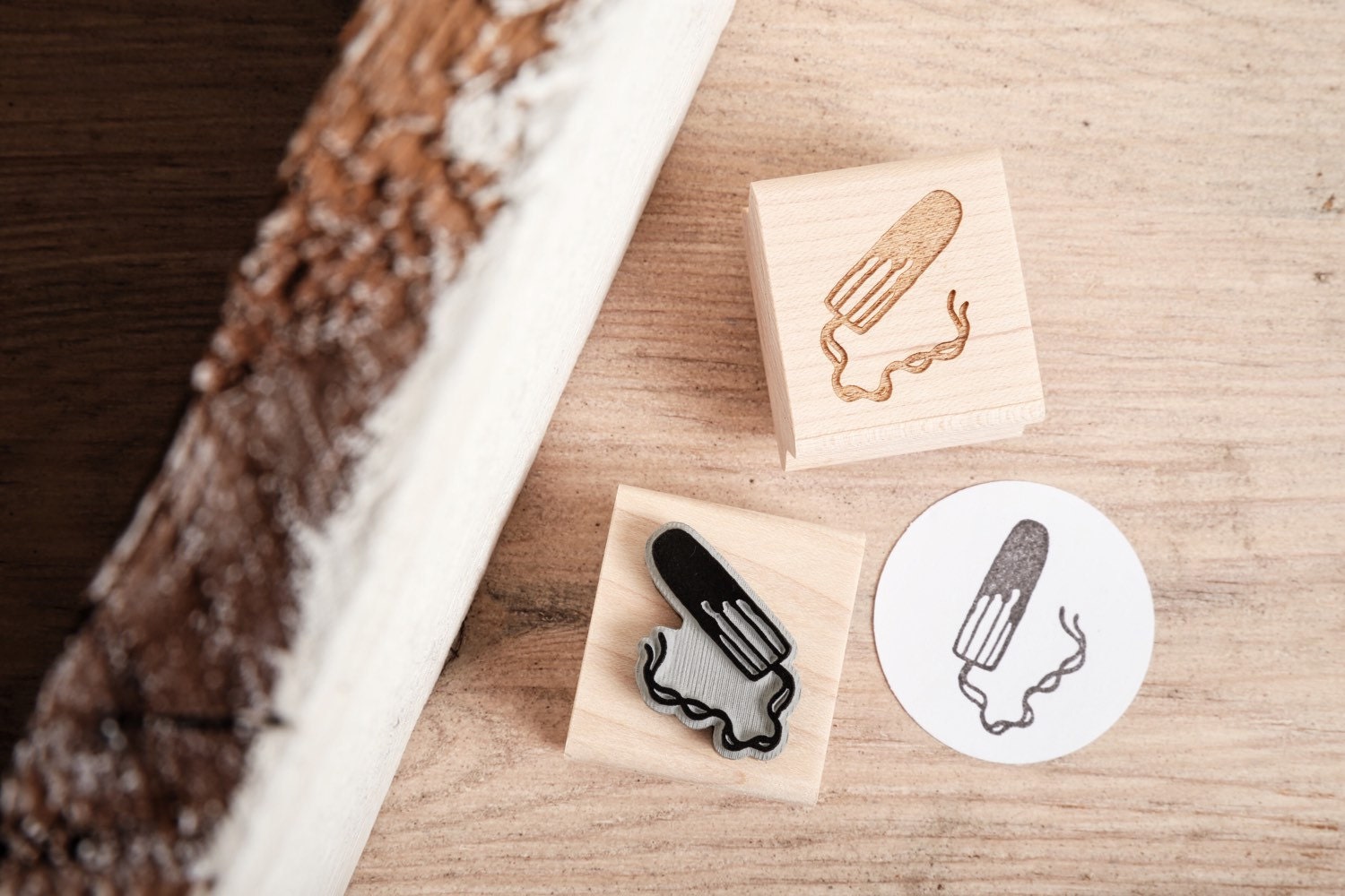 Tampon Rubber Stamp Mature Content Feminine Hygiene - Etsy