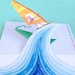 Pop-up Card. Sea Card. Windsurfing Card. Watercolour. Surf | Etsy