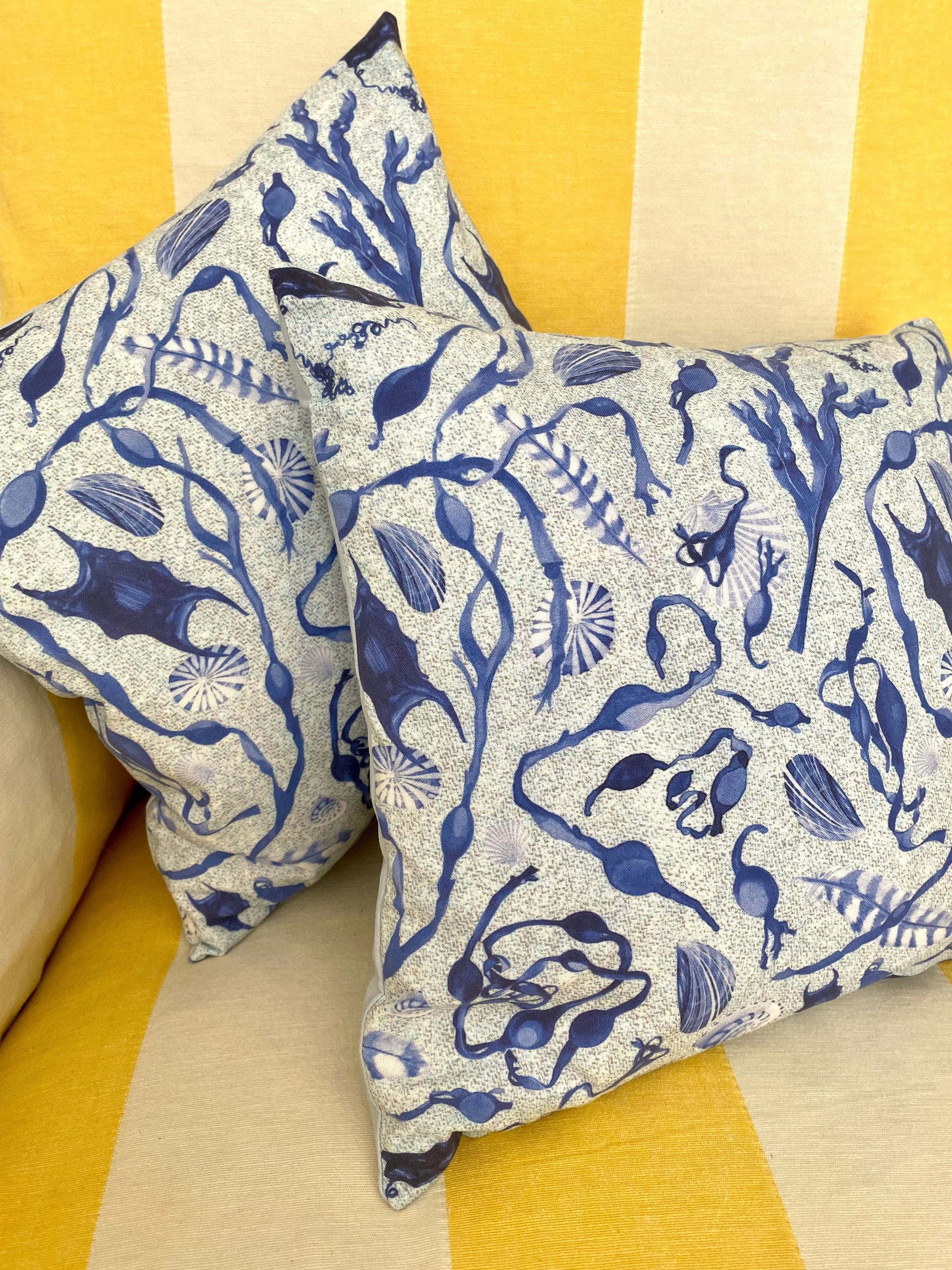 Mini Coast Cushion, Tideline, Coastal Cushion, Beach Design, Seashore ...
