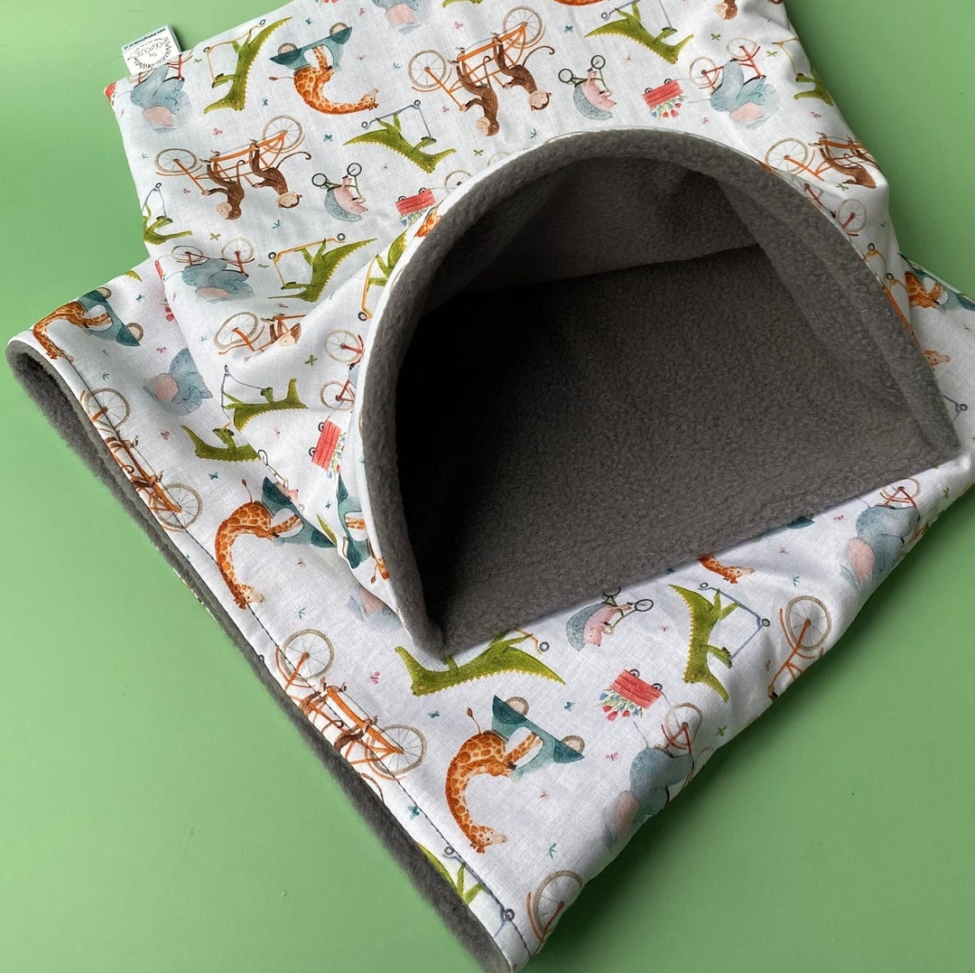 LARGE off to the Races Animals Snuggle Sack. Snuggle Pouch for Guinea ...