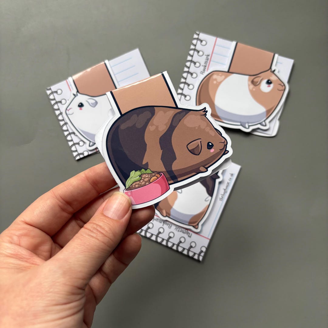 Magnetic Guinea Pig Bookmark. - Etsy