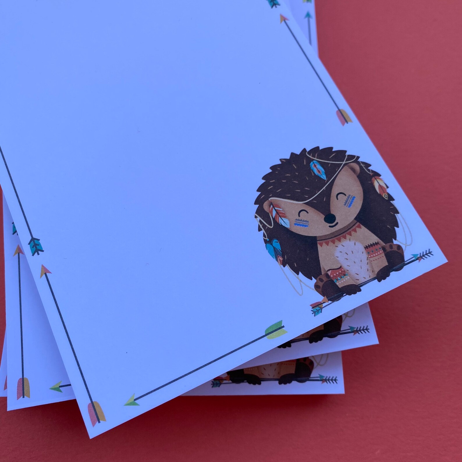 Hedgehog Notepad. 100 Sheets. DL 105 X 210mm - Etsy UK
