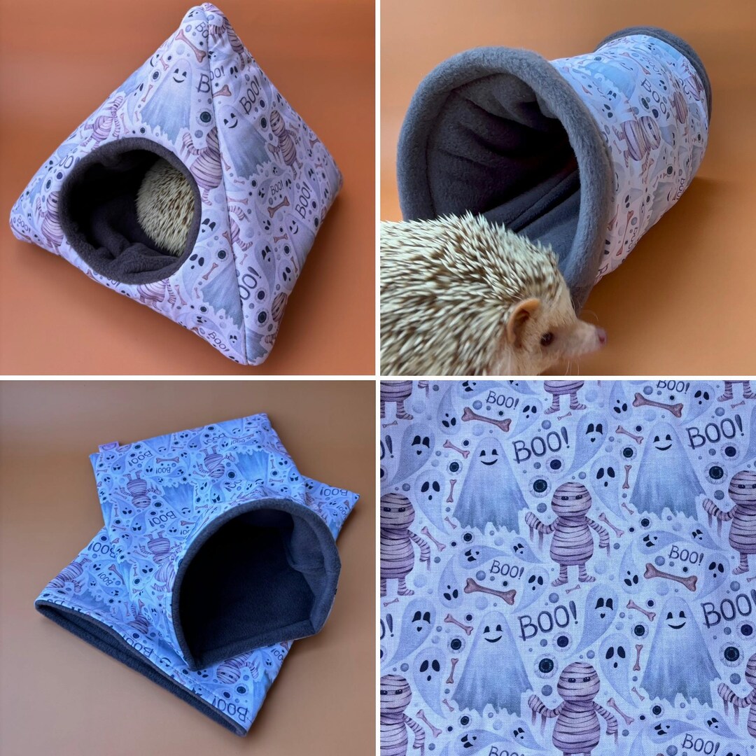 Halloween Mummy and Ghosts Full Cage Set. Tent House, Snuggle Sack ...