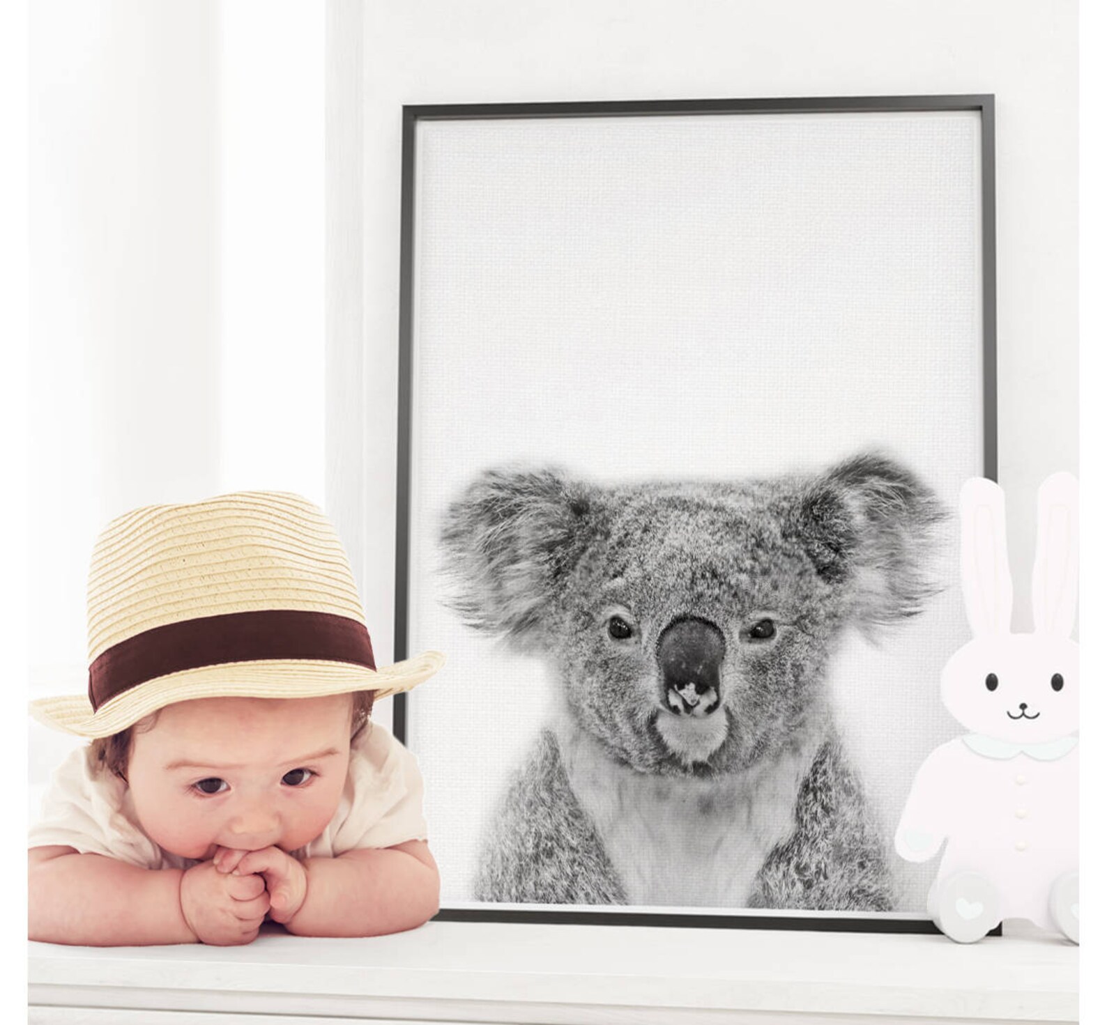 Koala Print Koala Bear Print Nursery Animal Print Nursery - Etsy