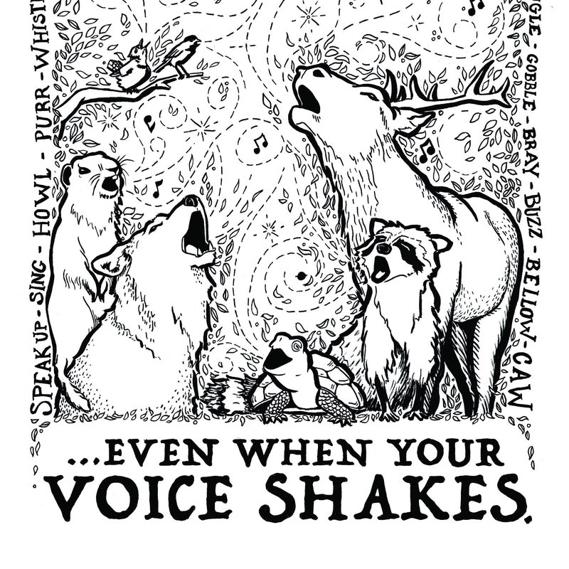 Singing Inspiration Print - Etsy