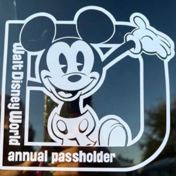 Annual Passholder Car Decals - Etsy