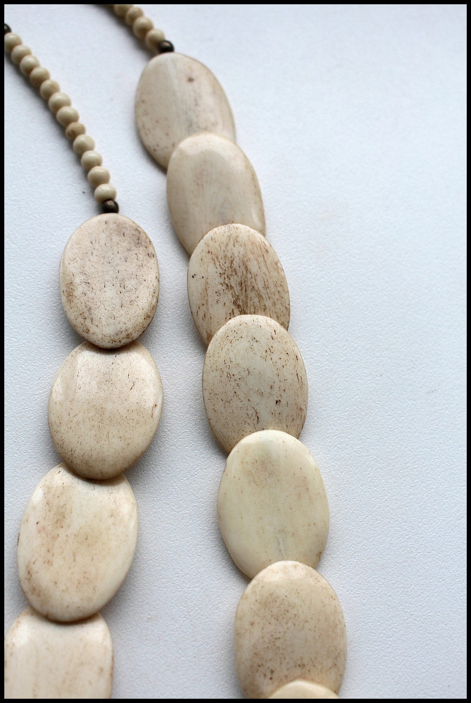 Antique Victorian Bovine Bone Necklace,19th Vintage Victorian Bone ...