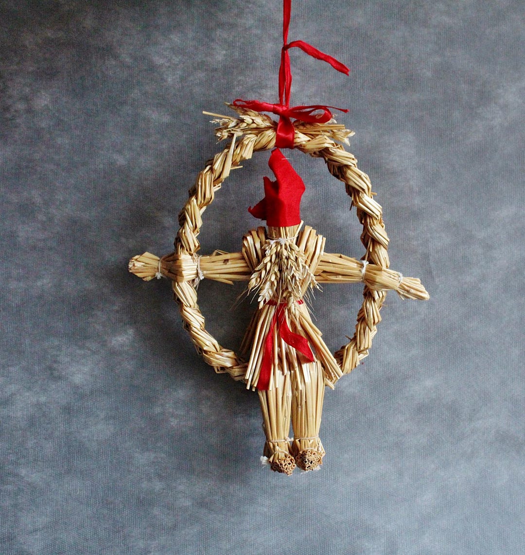 Adorable Swedish Straw Decoration,christmas Decor,straw Figurine ...
