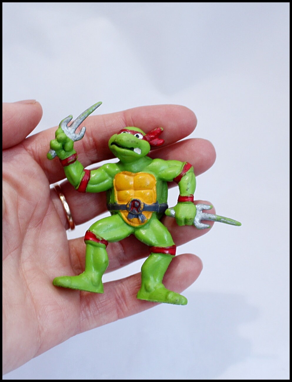 Bullyland Vintage 1990TMNT Teenage Mutant Ninja Turtles Raphael Pvc ...