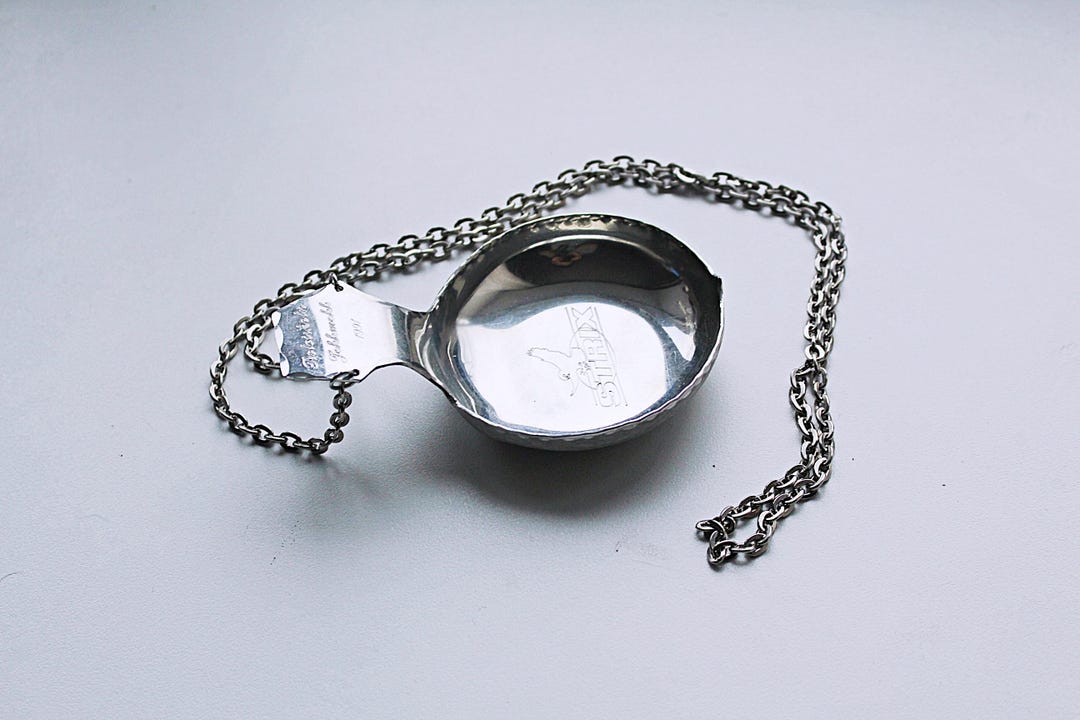 Vintage Jokkmokk Swedish Pewter Pendant Necklace: Sami Spoon Medallion ...
