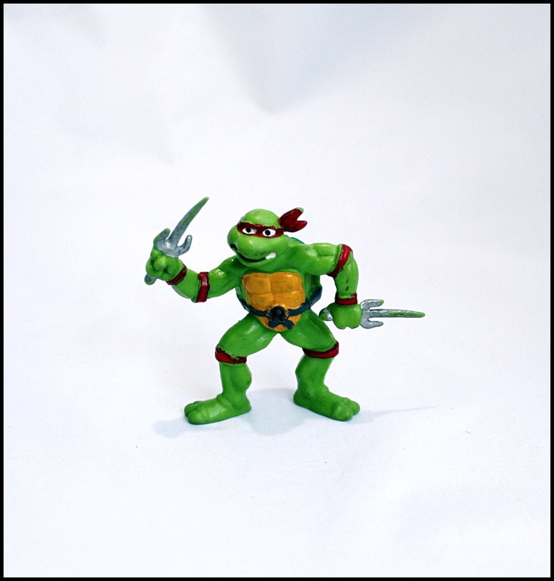 Bullyland Vintage 1990TMNT Teenage Mutant Ninja Turtles Raphael Pvc Figure Germany,tmnt Shell ...