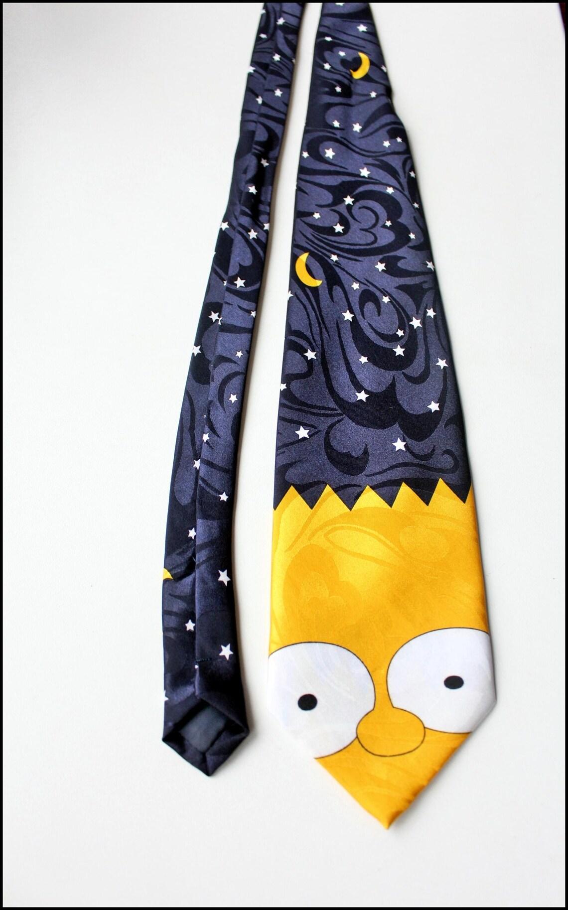Blue SIMPSONS Cartoon Necktie,simpsons Sikl Ties,cartoon Nectie,men's ...