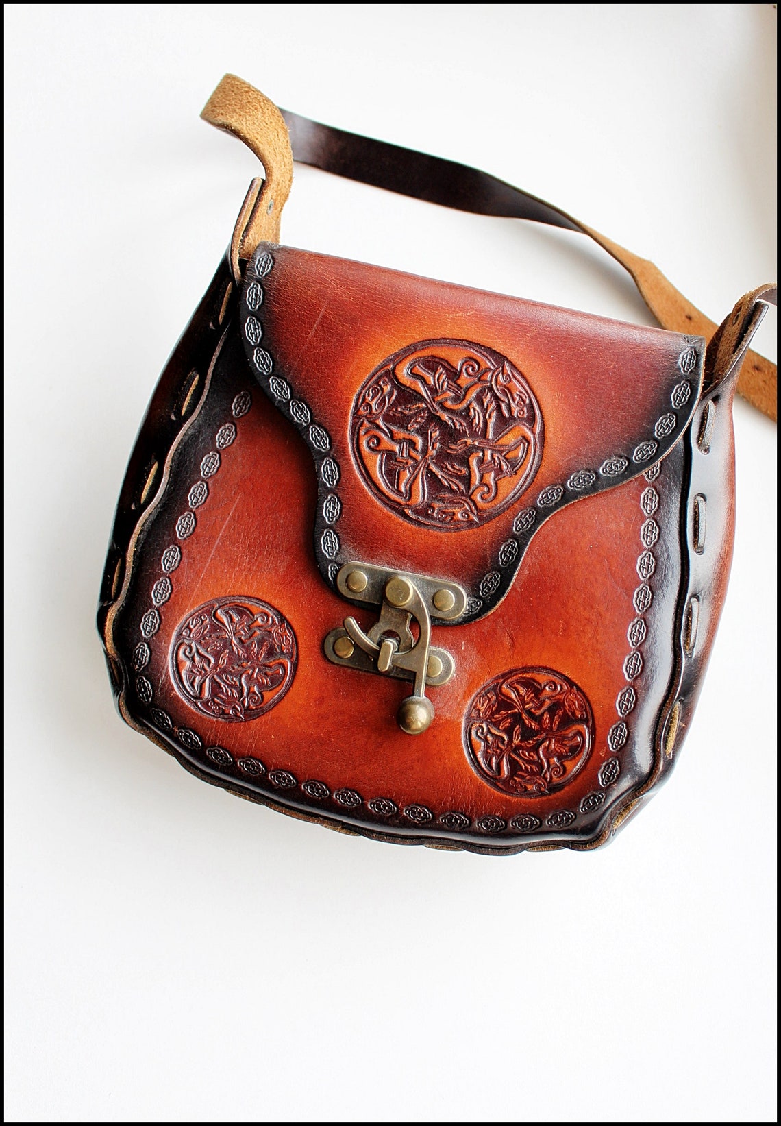 Vintage Viking Women Bag,ladies Celtic Leather Bag ,viking Pouch,celtic ...