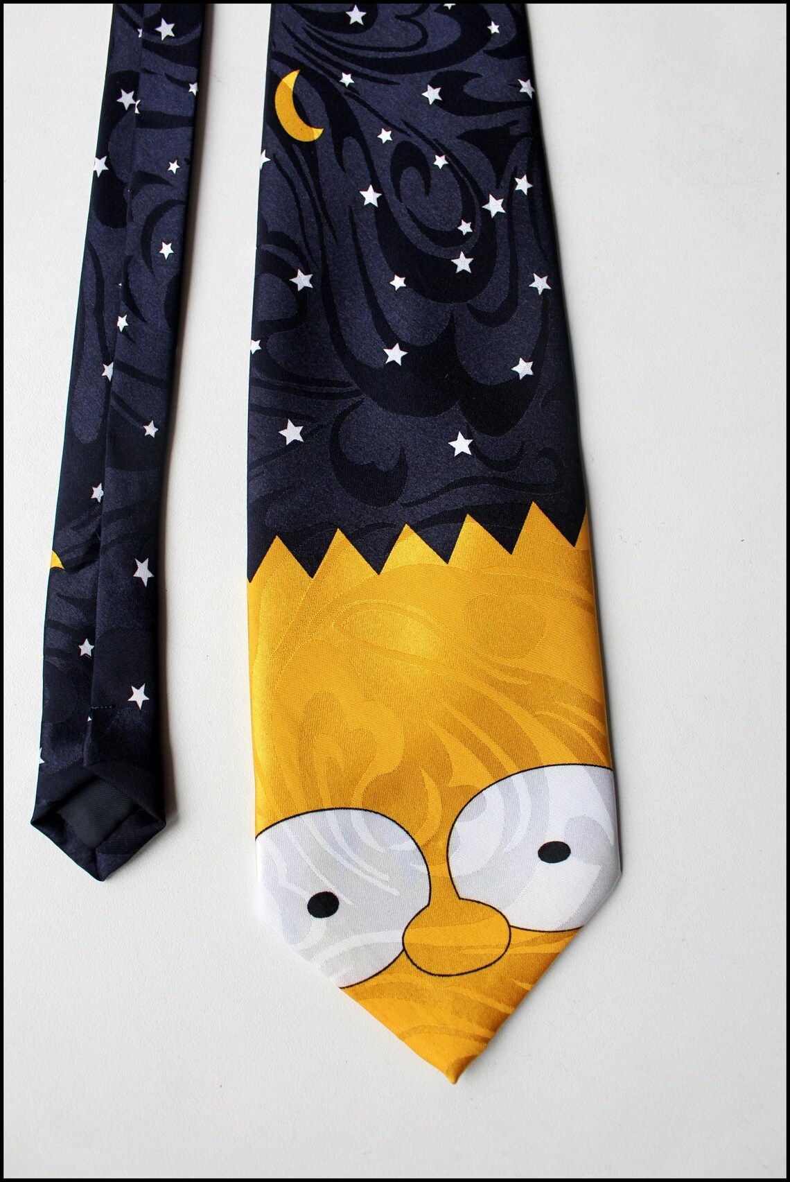 Blue SIMPSONS Cartoon Necktie,simpsons Sikl Ties,cartoon Nectie,men's ...