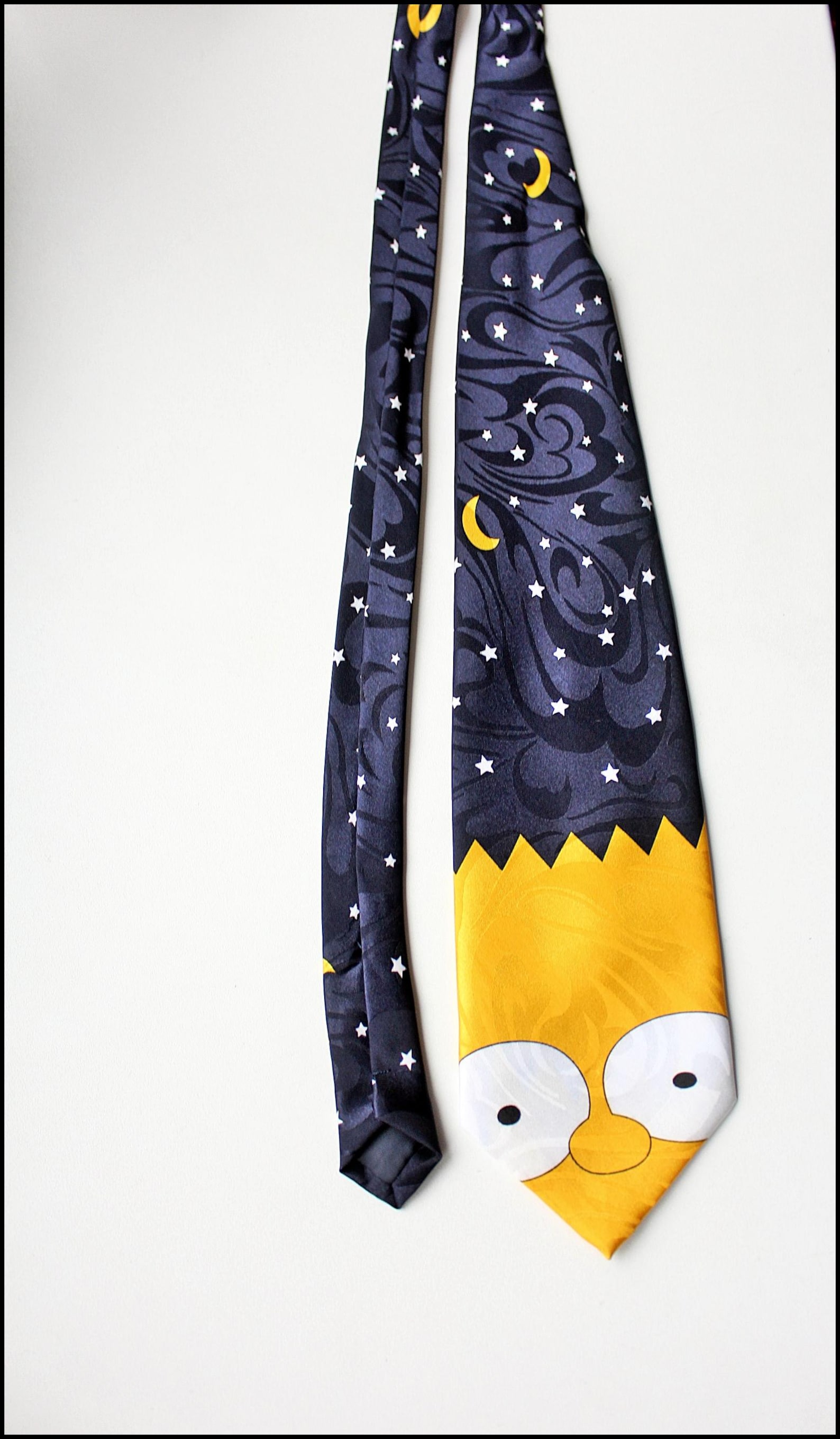 Blue SIMPSONS Cartoon Necktie,simpsons Sikl Ties,cartoon Nectie,men's ...