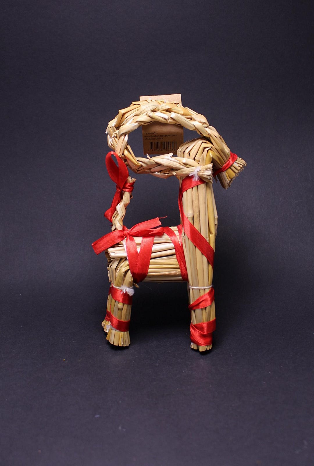 Vintage Straw Dala Goat,scandinavian Straw Christma Decoration Animal ...