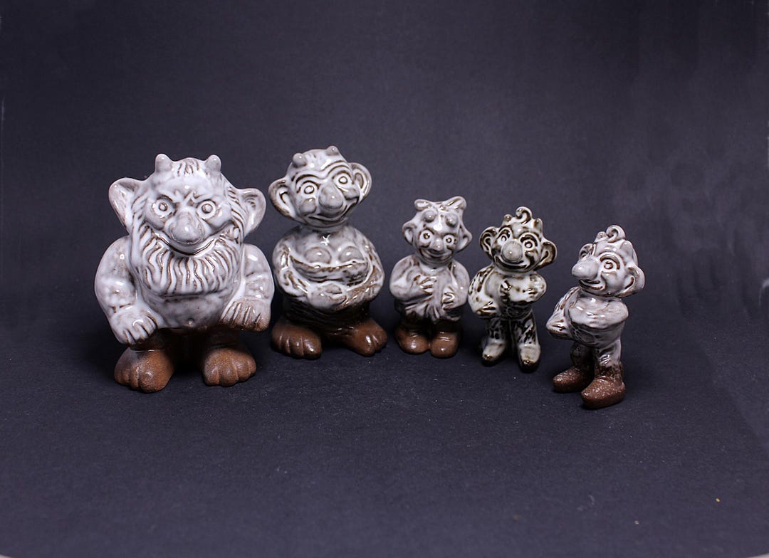 Danish 50s Trolls Designed by Marianne Starck for Michael Andersen ...
