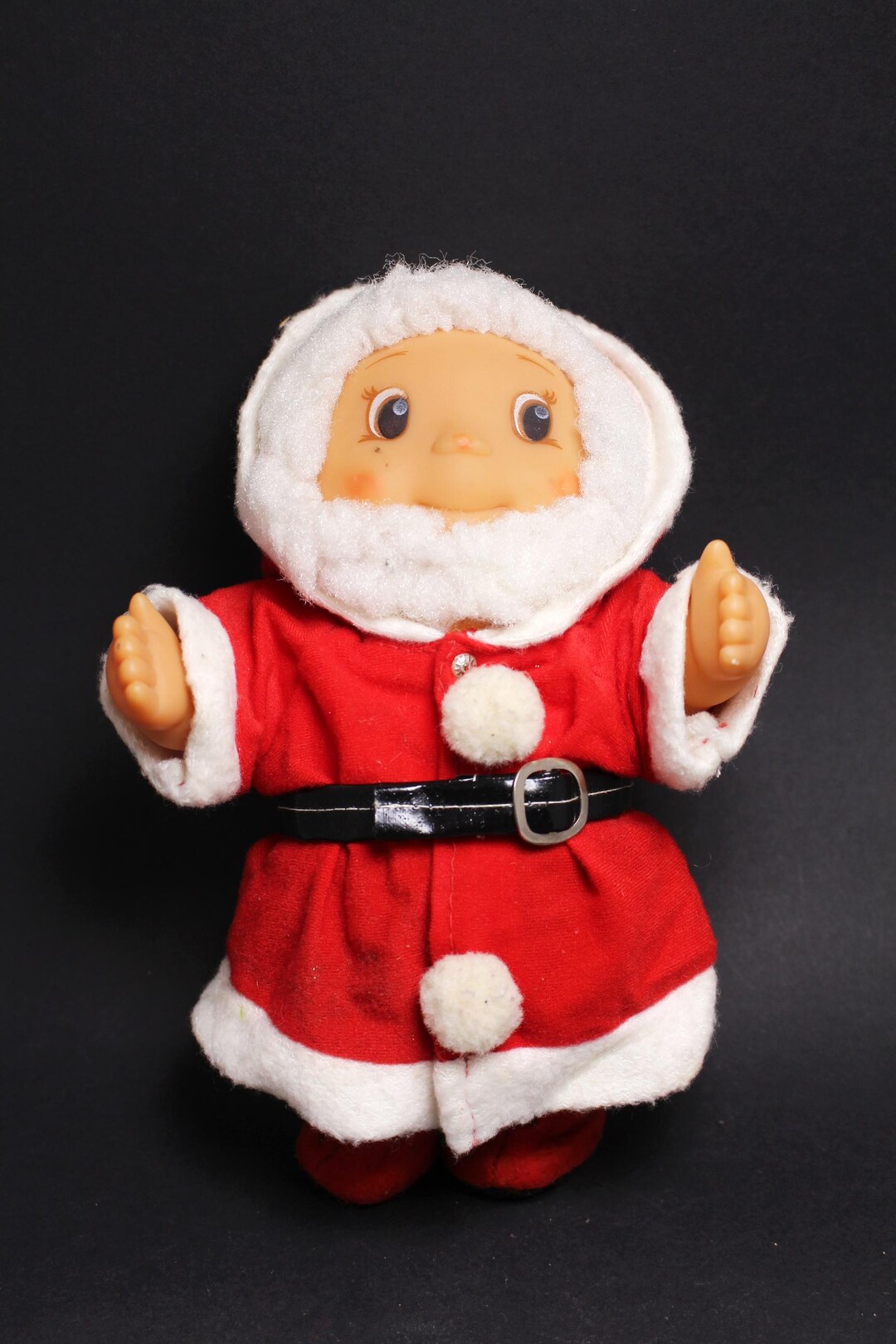 Vintage Figurine Santa Doll Christmas,jul Docka Santa Claus Retro ...
