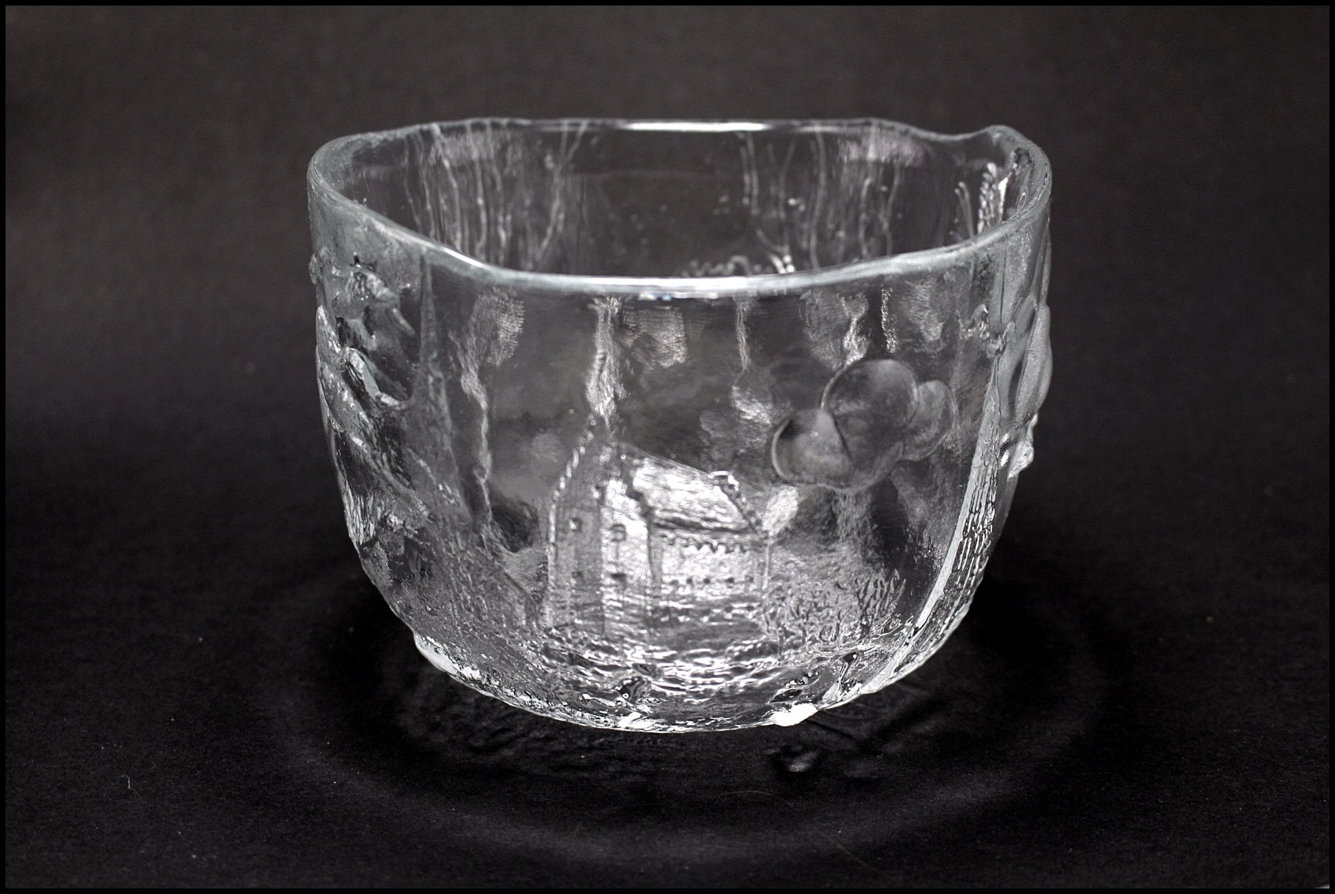 Kosta Boda-crystal Bowl by Kjell Engman,kosta Boda Mother Goose Bowl ...