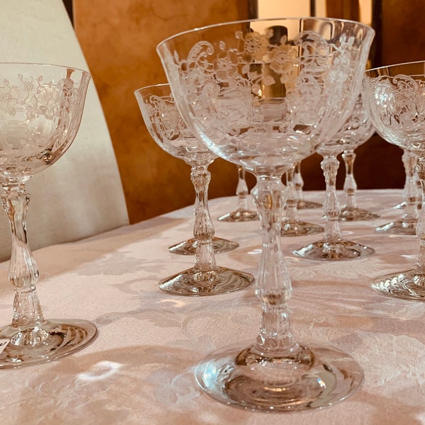 Fostoria Crystal - Etsy