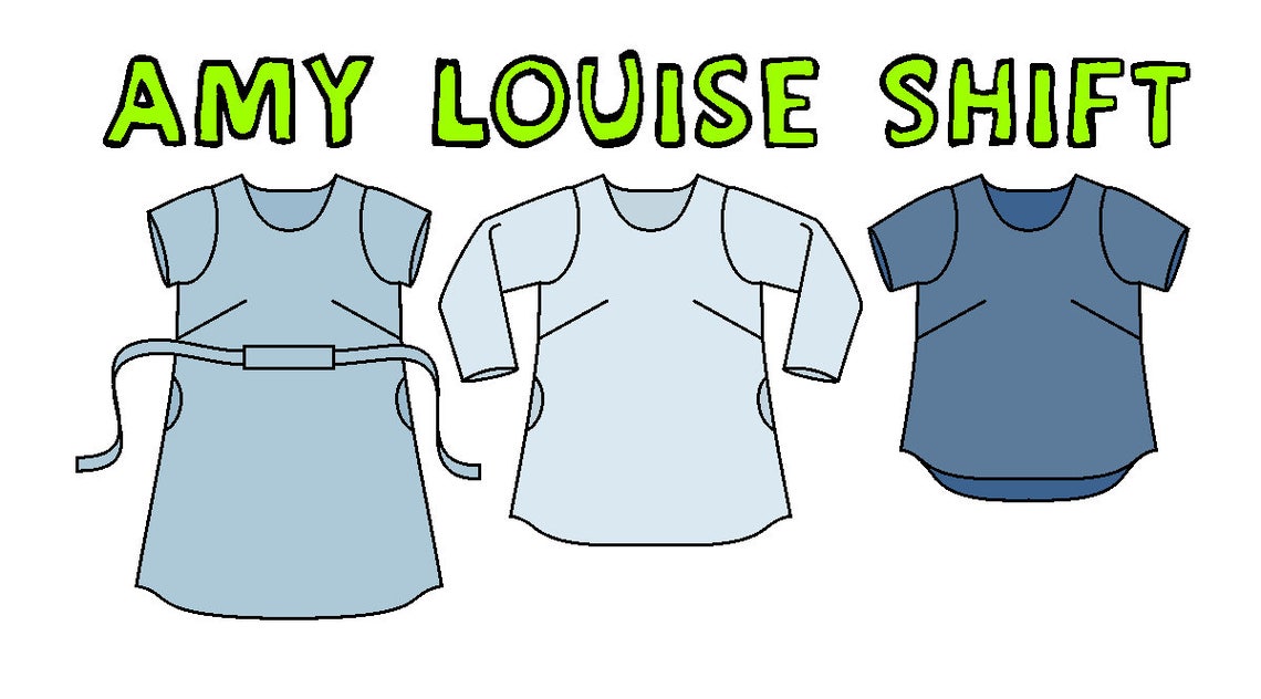 Amy Louise Shift Pattern - Etsy