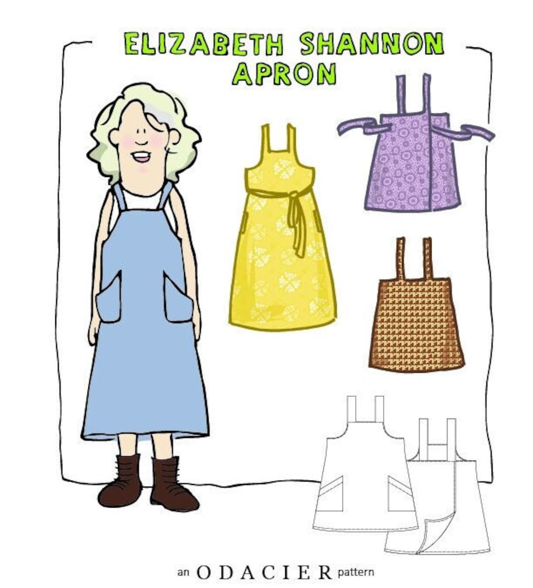 Elizabeth Shannon Apron Pattern - Etsy