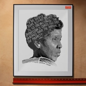 Barbara Jordan Black Lives Matter Black History Month Black - Etsy