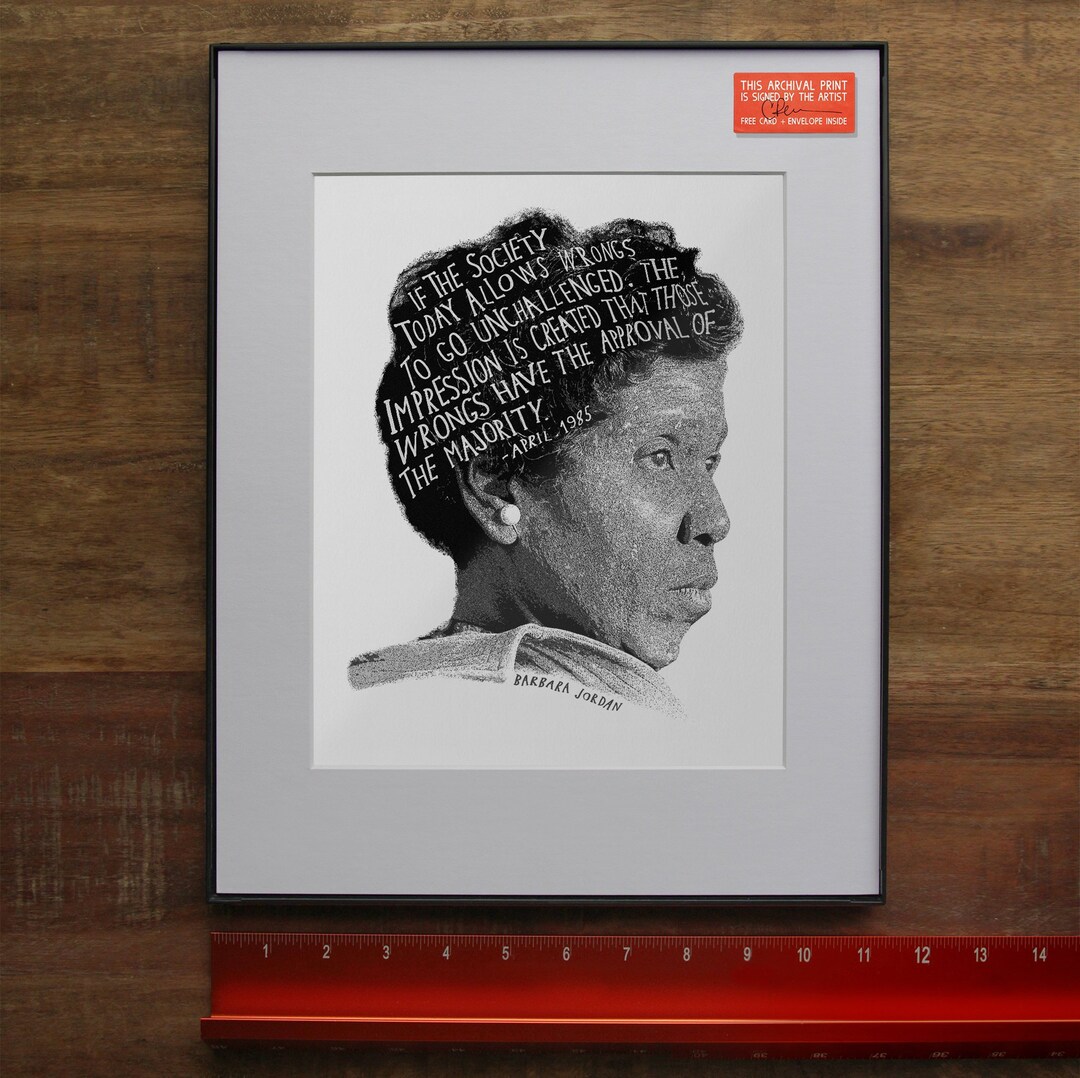 Barbara Jordan Black Lives Matter Black History Month Black - Etsy