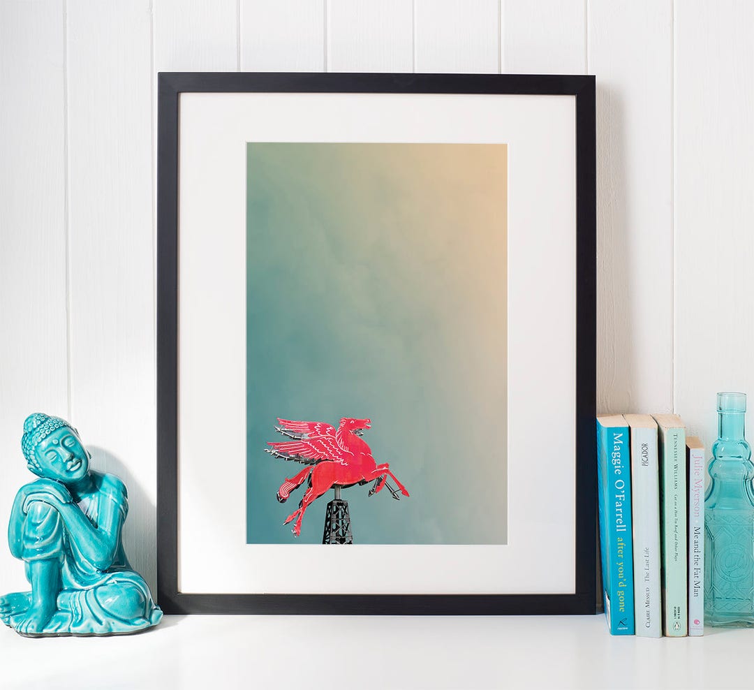 Dallas Pegasus Dallas Art Texas Decor Gift for Him Dallas - Etsy