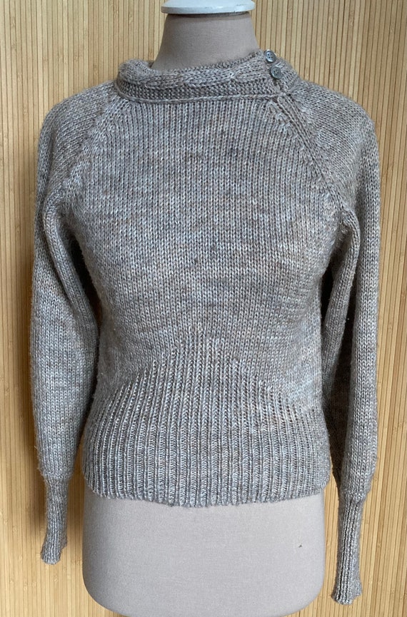 1970s Uniquely Designed Sweater by Sheridan - Gem