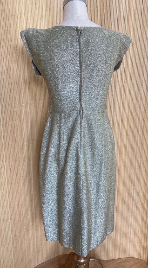 1960s Cathy Gray Metallic Gold Dress & Jacket - Gem