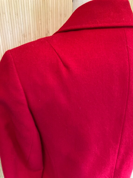 Vintage Red Pendleton Cropped Blazer - Gem