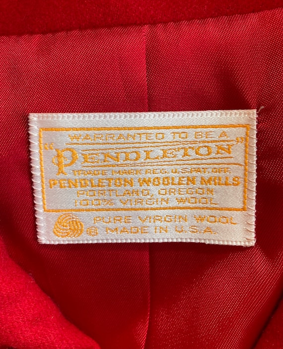 Vintage Red Pendleton Cropped Blazer - Gem