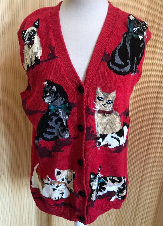 Cat In Sweater Vest