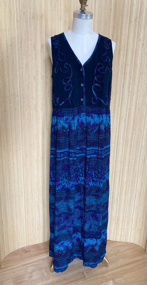 Carole Little Black and White Stripes Floral Dress - Gem