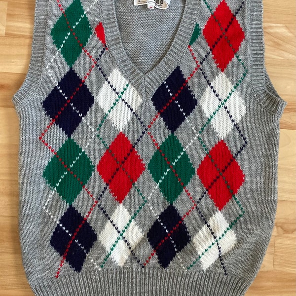Argyle Vest Pattern - Etsy