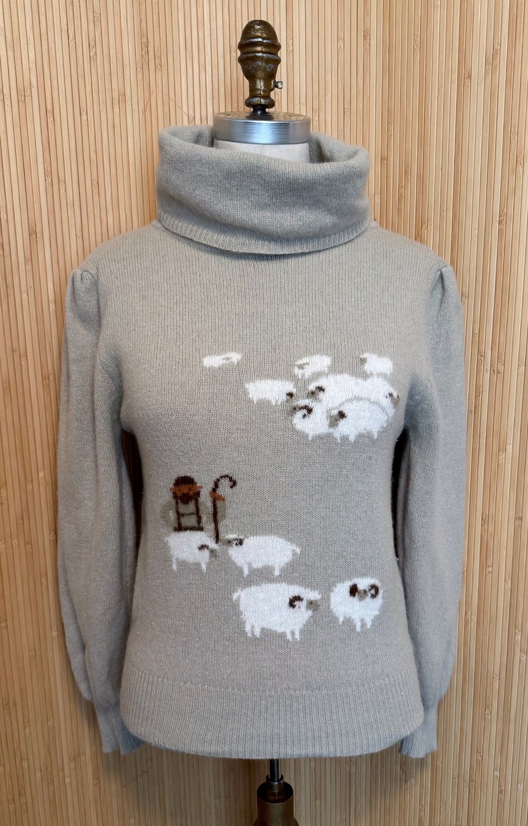 Marisa Christina Fluffy Sheep Cowl Sweater - Etsy