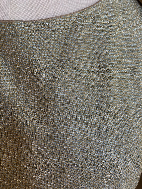 1960s Cathy Gray Metallic Gold Dress & Jacket - Gem