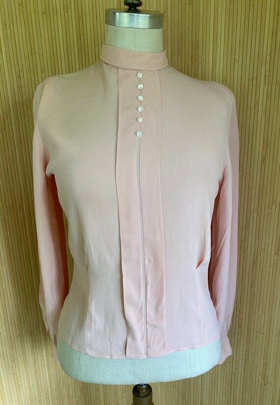Button back blouse - Gem