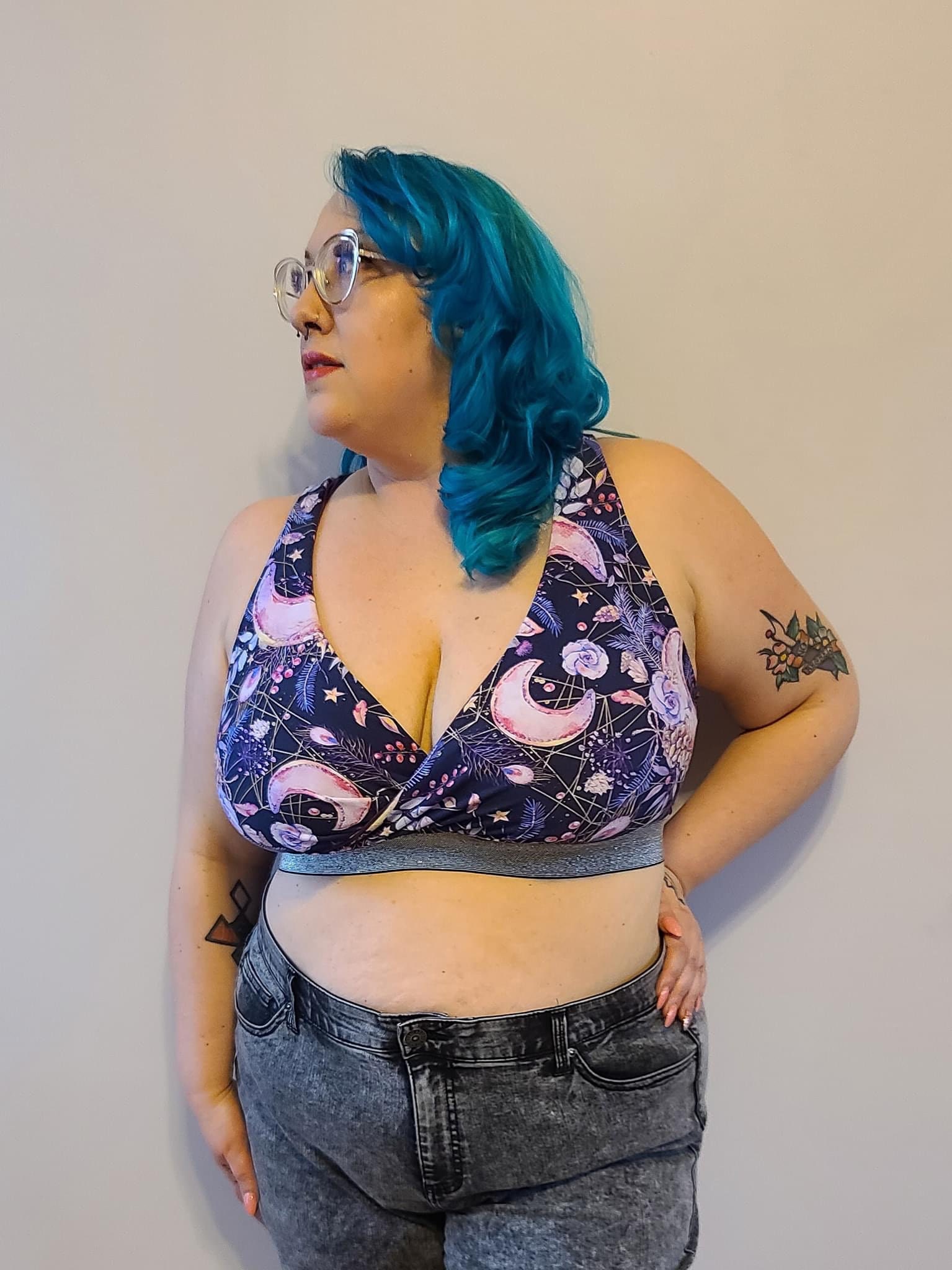 PDF Sewing Pattern Riley Crossover Bra | Etsy