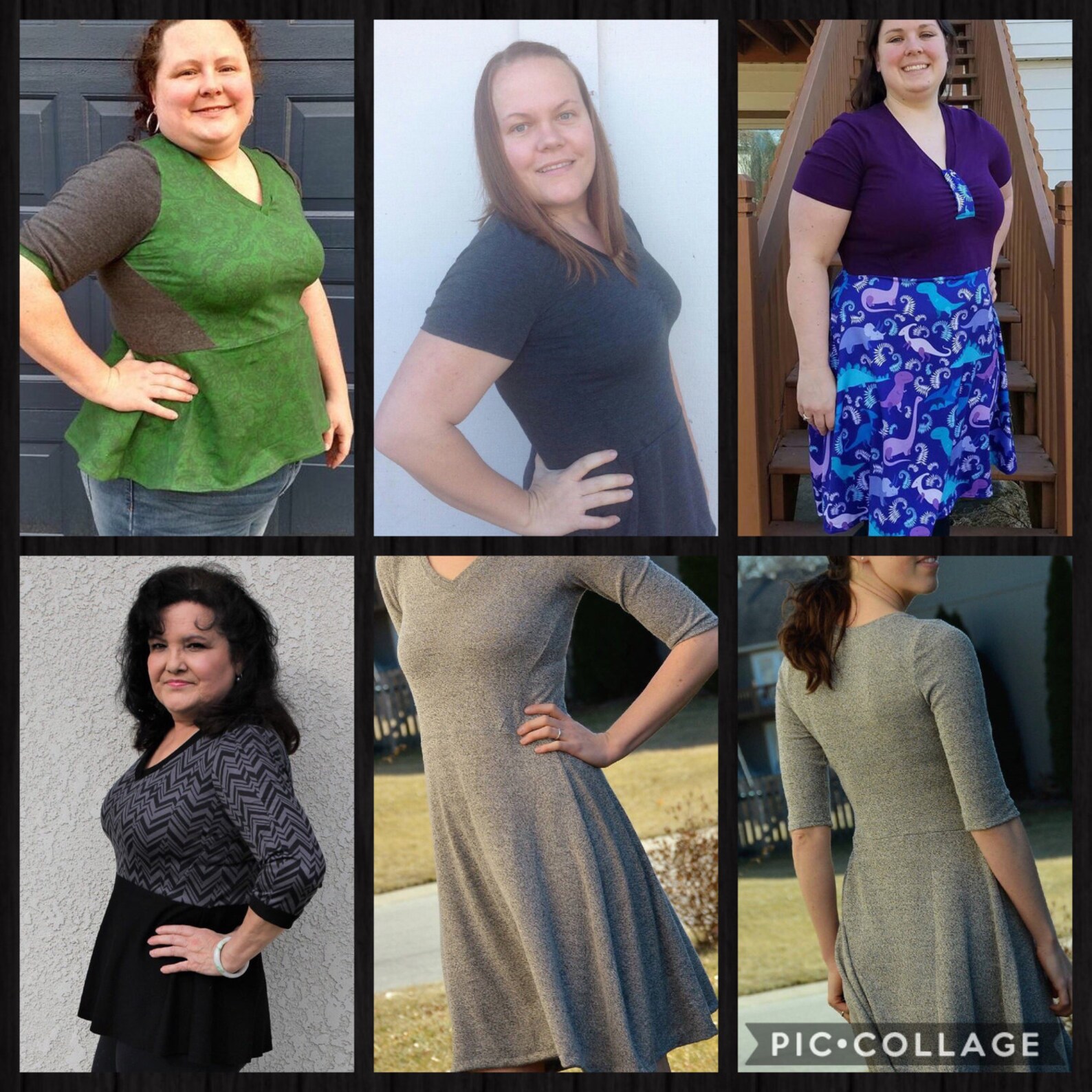 PDF Sewing Pattern Leia Dress Peplum Top Mini Dress Knee - Etsy