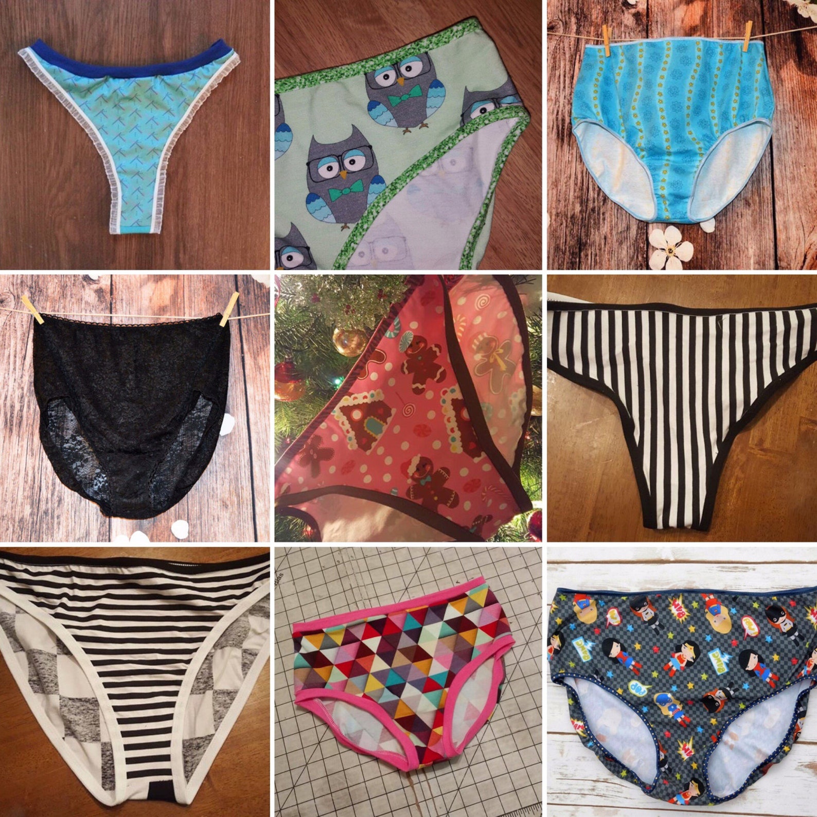 Lucky Undies PDF Sewing Pattern, Underwear Pattern, Panty Pattern ...