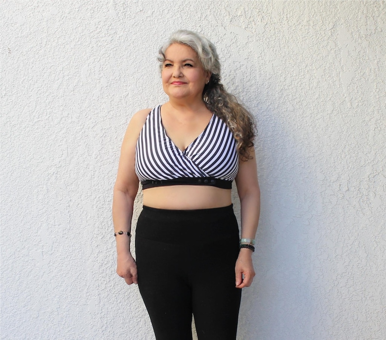 PDF Sewing Pattern Riley Crossover Bra - Etsy Canada