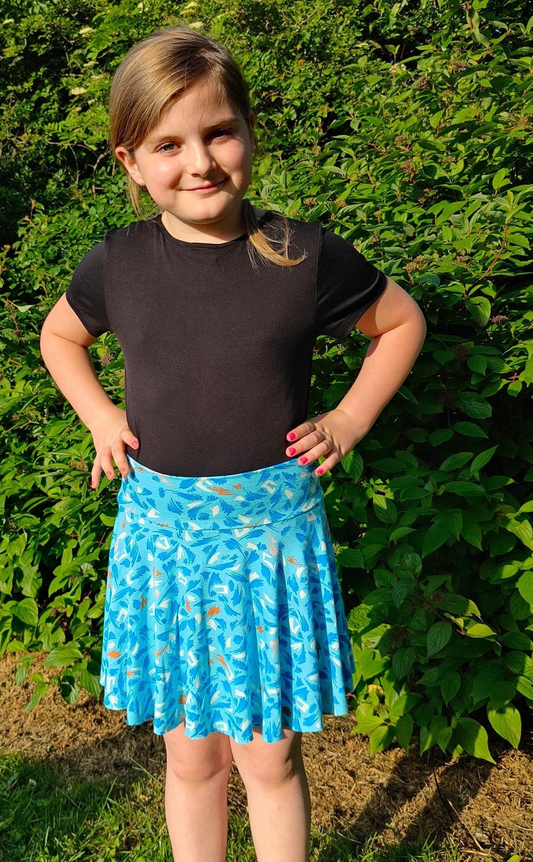 Kids Skyler Skort PDF Sewing Pattern - Children's Workout Skort and ...