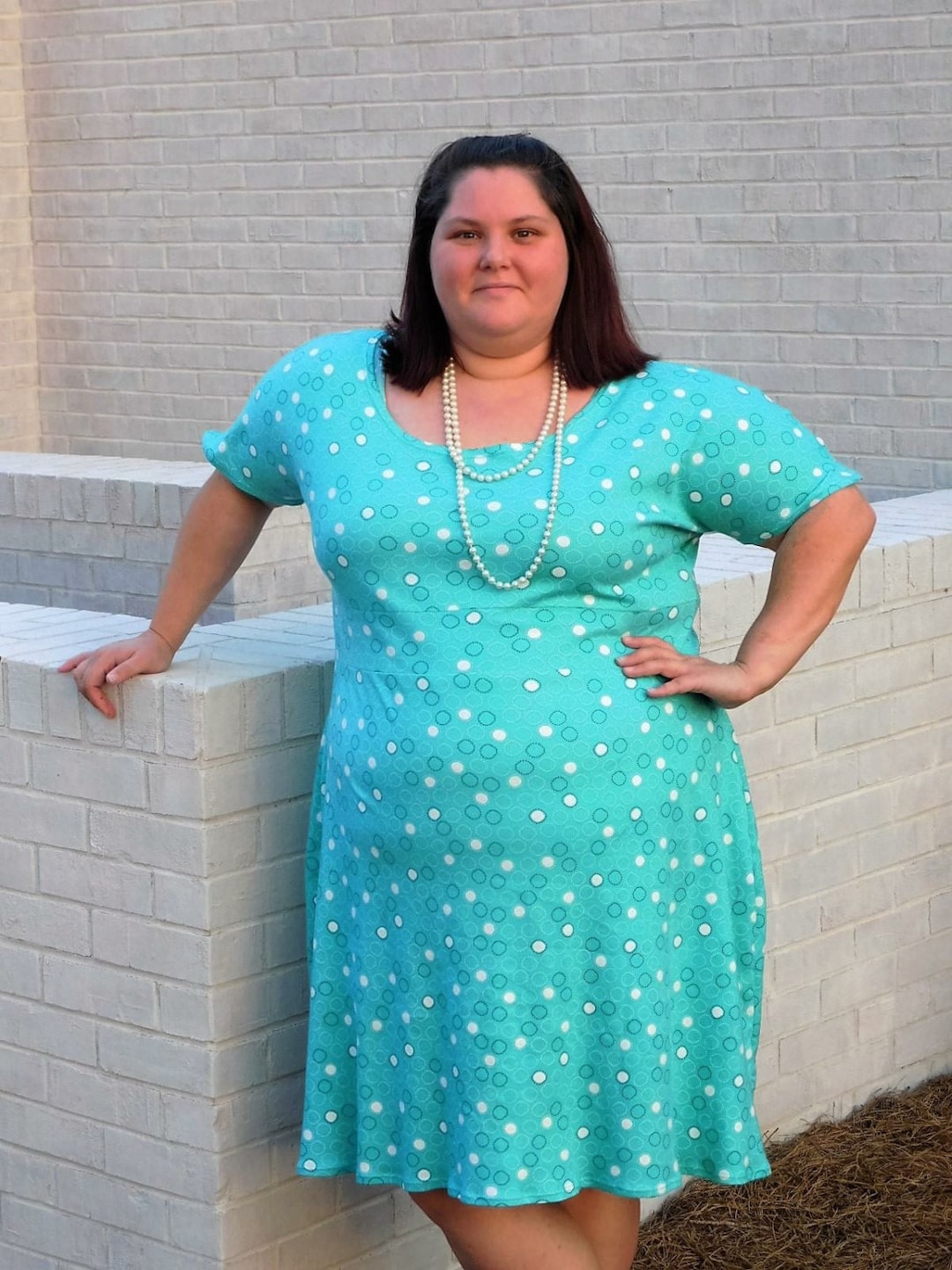 Remembrance Dress Pdf Sewing Pattern Kimono Sleeve Tee Top Knee Length
