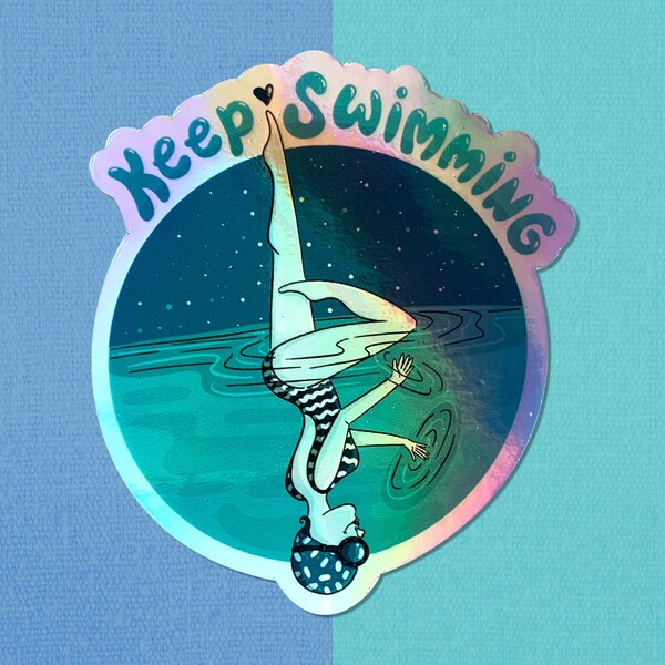 Swimmer Decal - Etsy