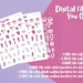 Curly Hair Printable Planner Stickers. Curls Products Digital Ready to ...