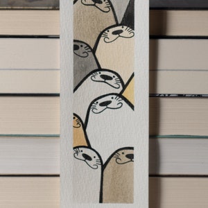 Seal Bookmark /NOT PRINTED/ Watercolor Seal Book Marker OOAK - Etsy