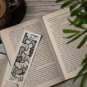 ELEPHANT Bookmark Watercolor Elephant Book Marker Ooak NOT PRINTS - Etsy