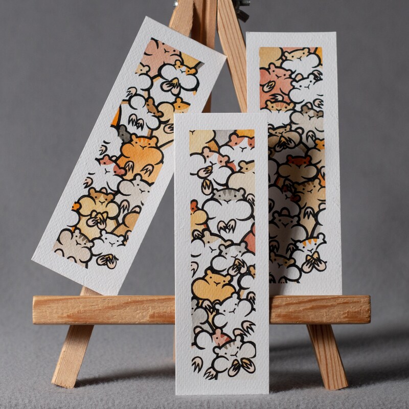 Hamster Bookmarks - Etsy